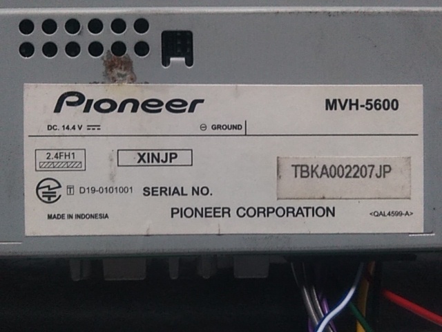 Yahoo!オークション - carrozzeria MVH-5600 Bluetooth USB オーディオ...