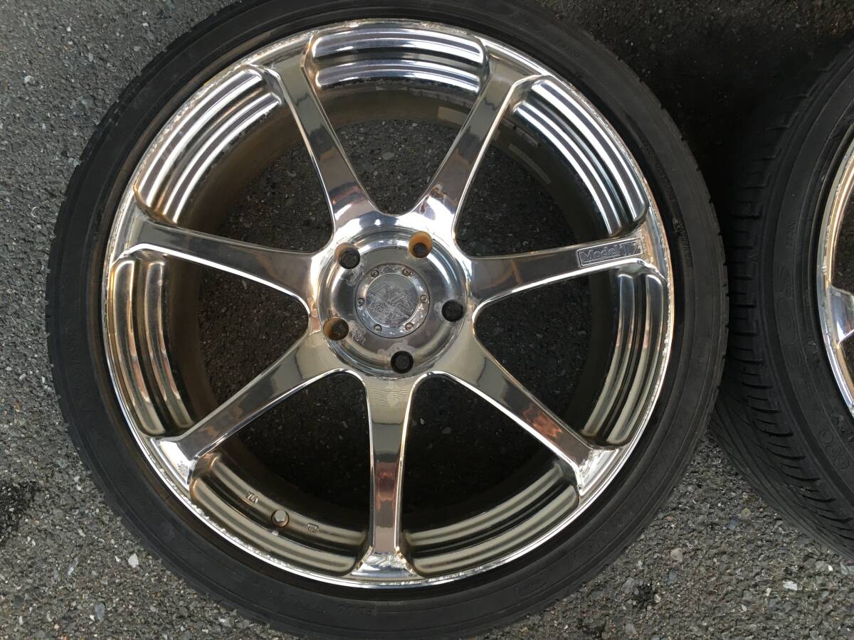 Yahoo!オークション - YOKOHAMA ヨコハマ AVS MODEL T7 メッキ 18イン...