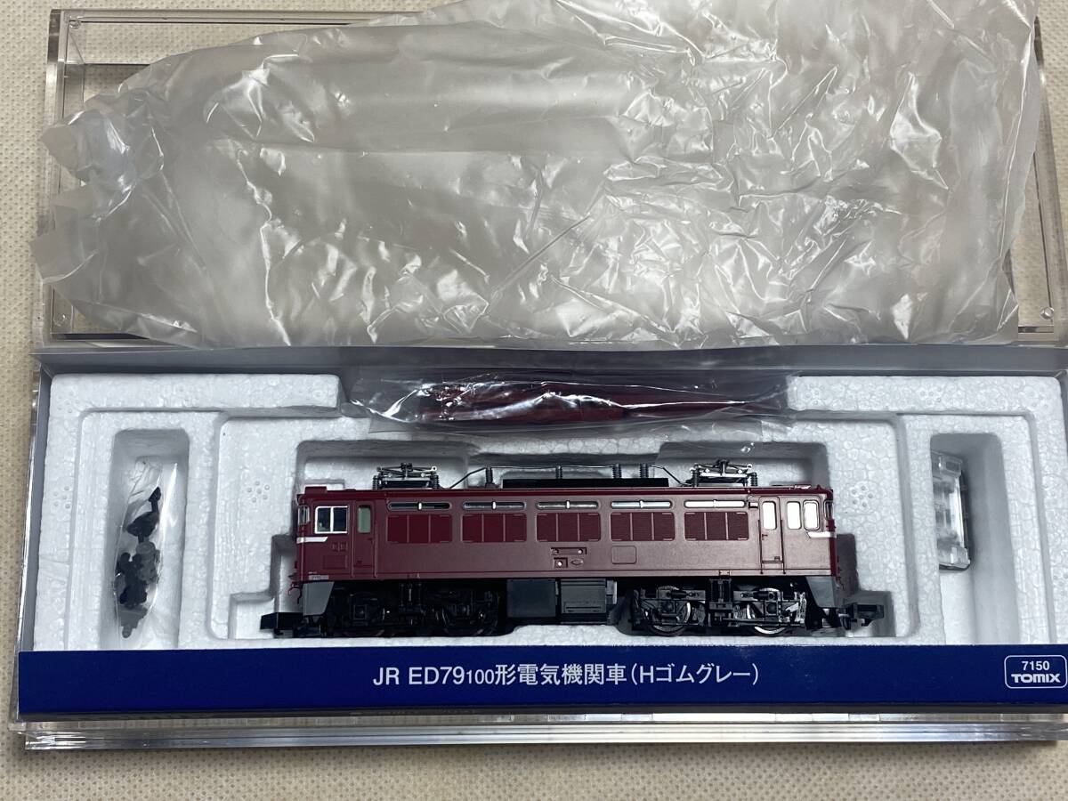 Yahoo!オークション - TOMIX 7150 JR ED79 100形 電気機関車(Hゴムグレ...
