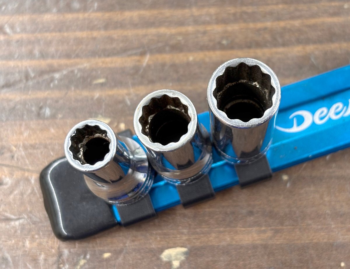 Yahoo!オークション - DEEN 12角セミディープミリソケット 6ピースセッ...