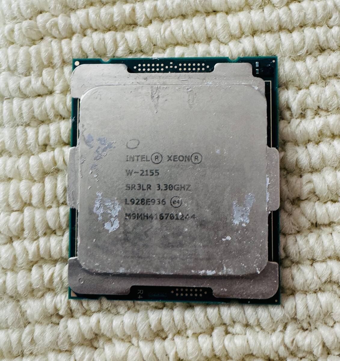Yahoo!オークション - SWYH19 INTEL XEON W-2155 SR3LR 3.30GHZ テスト...