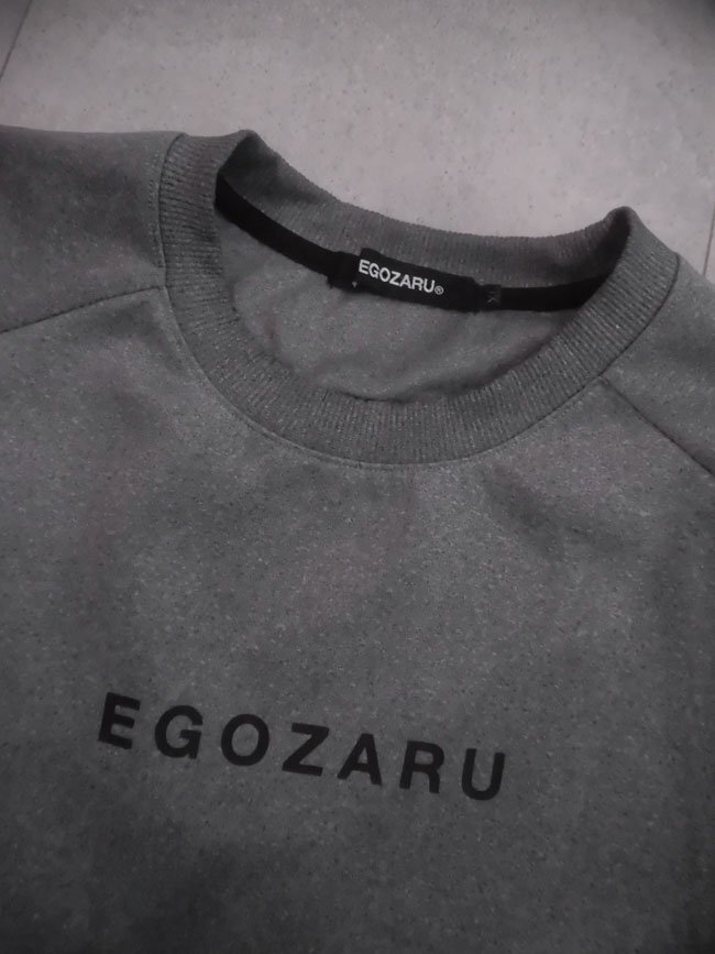 Yahoo!オークション - EGOZARU エゴザル ロゴプリント ストレッチ ジャ...