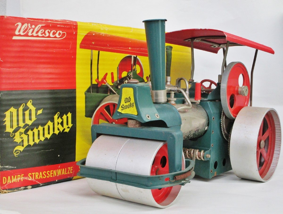 Yahoo!オークション - Wilesco D-36 スチームローラー オールドスモー...
