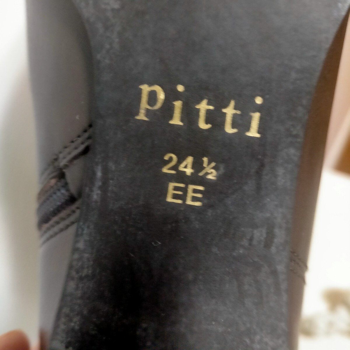 Yahoo!オークション - 良品 PITTI ピッティ ダークブラウンのロングブ...