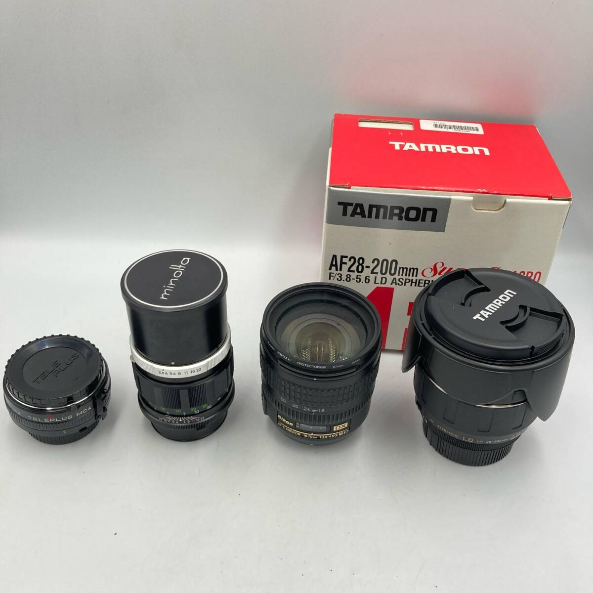 Yahoo!オークション - C260 カメラレンズ まとめ商品 MINOLTA Nikon TA...