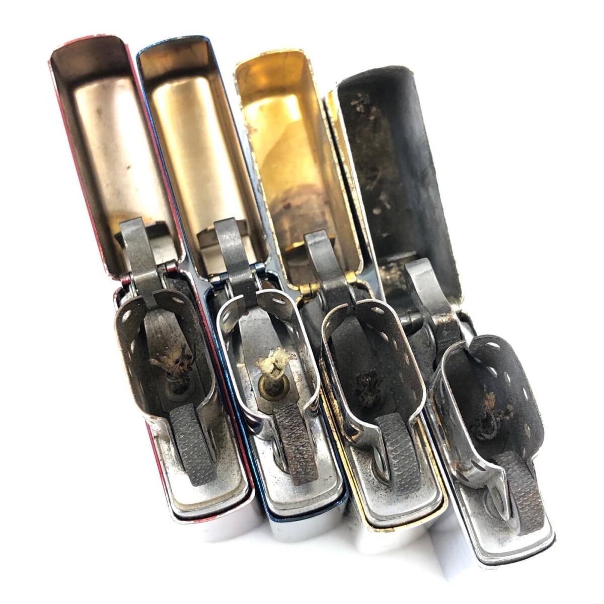 Yahoo!オークション - J296 ジッポ ZIPPO オイルライター4点 まとめ商...