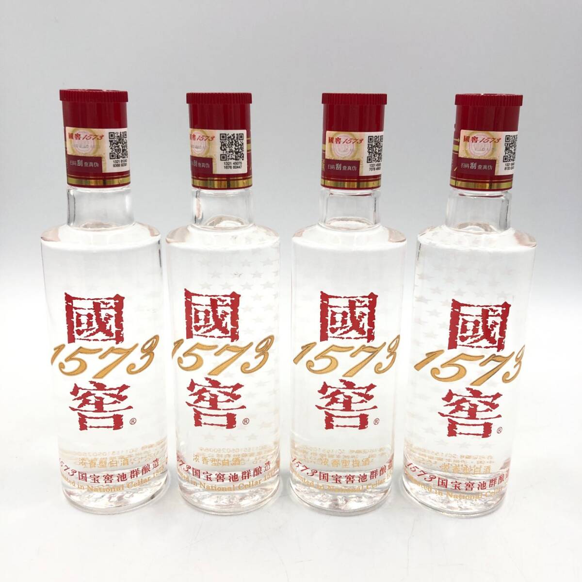 Yahoo!オークション - B1074 未開栓 國窖 1573 4本 まとめ商品・酒 容...