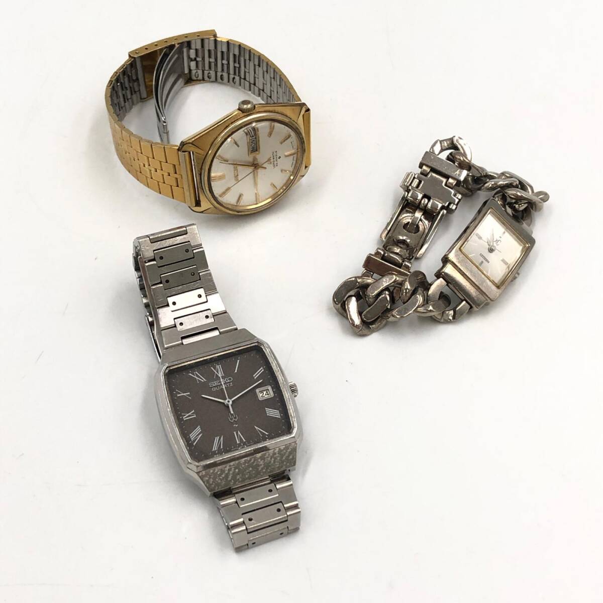 Yahoo!オークション - G957 時計まとめ クロスシー セイコークォーツ S...