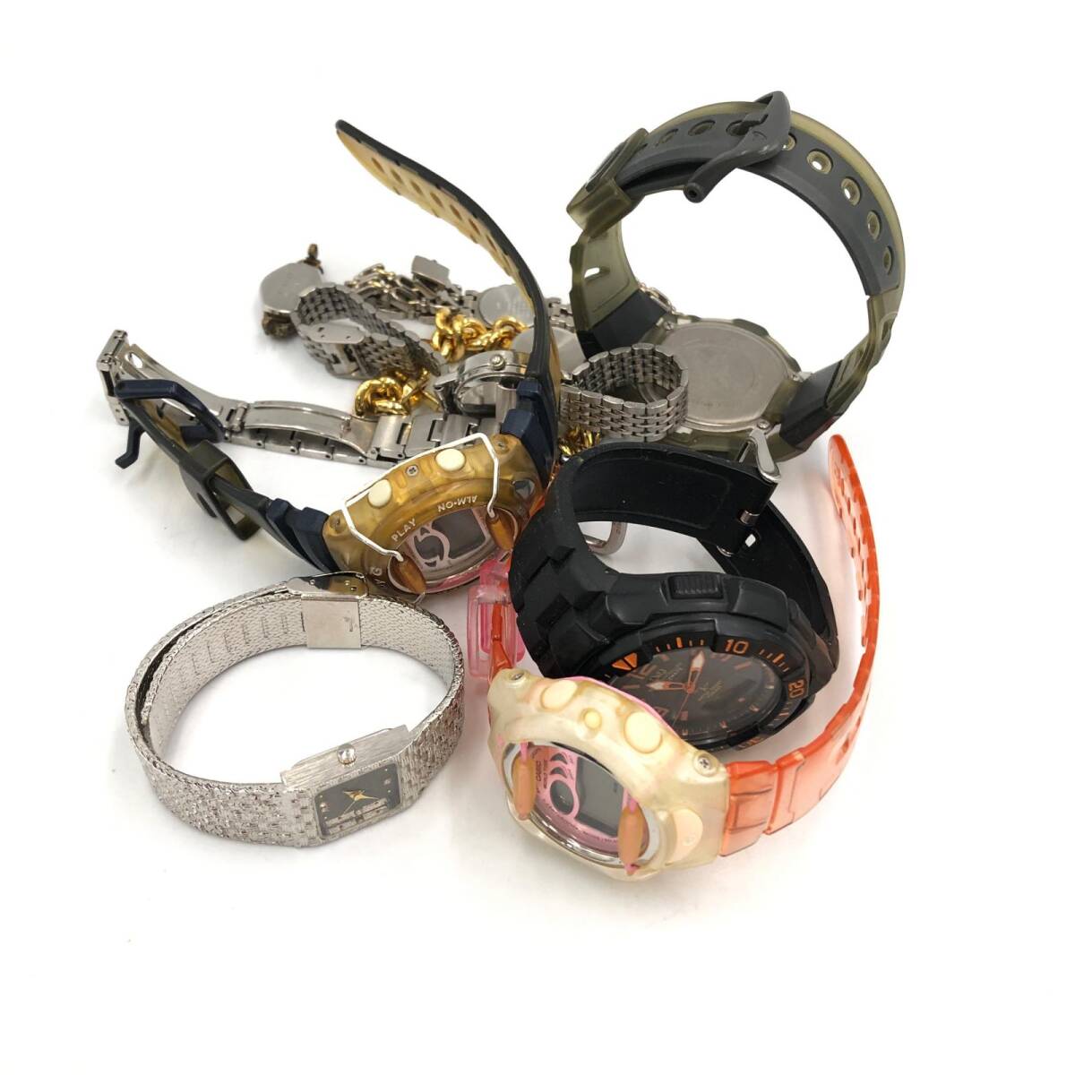 Yahoo!オークション - G980 未検品 動作未確認カシオ CASIO SEIKO 腕時...