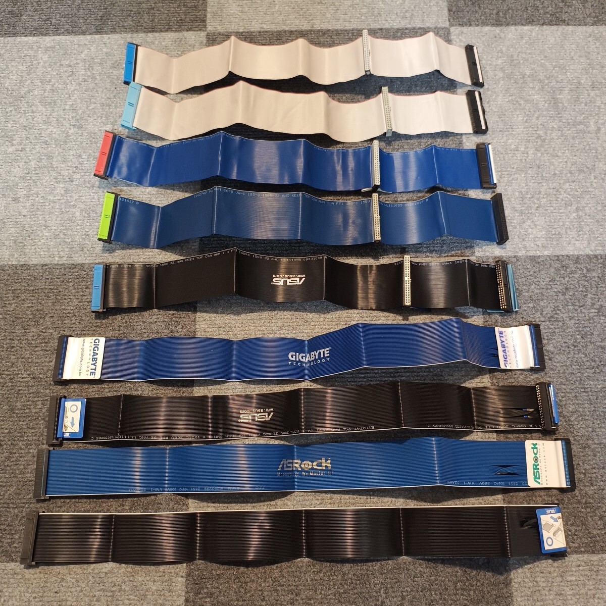 Yahoo!オークション - IDEフラットケーブル5本 + FDDフラットケーブル4...