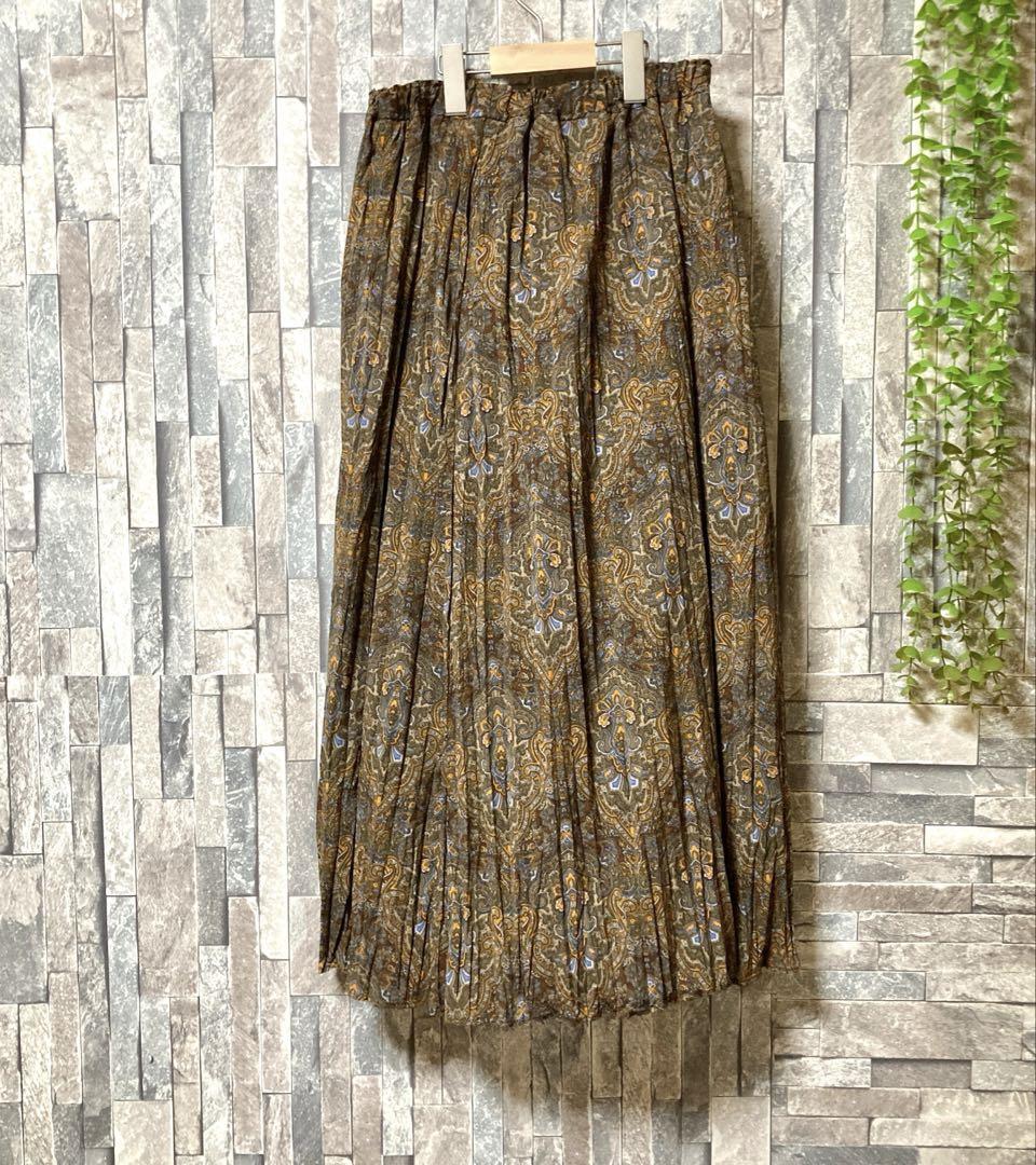 Yahoo!オークション - 【LEPSIM】レプシィム キュロット 総柄 ペイズリ...