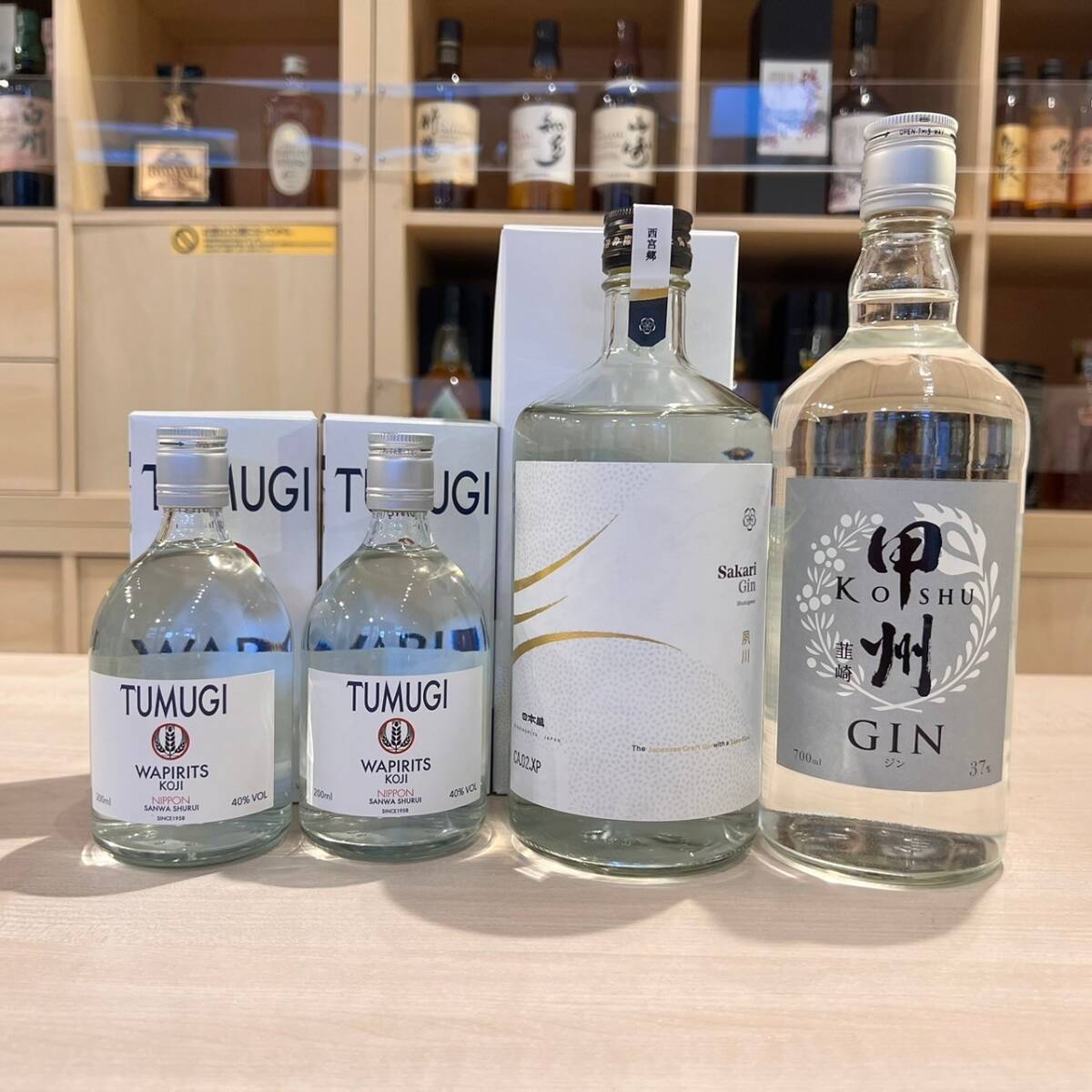 101806-09 国産 GIN ジン スピリッツ 各種 TUMUGI ツムギ Sakari 甲州韮崎ジン 200ml 700ml 4本セット(セット、詰め合わせ)｜売買されたオークション情報 ...