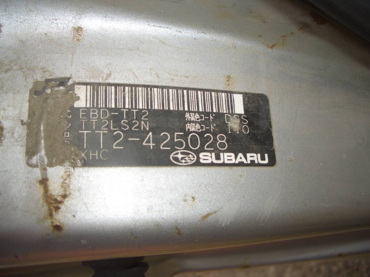 Yahoo!オークション - サンバー TT2 H20年 4WD マニュアル ス...