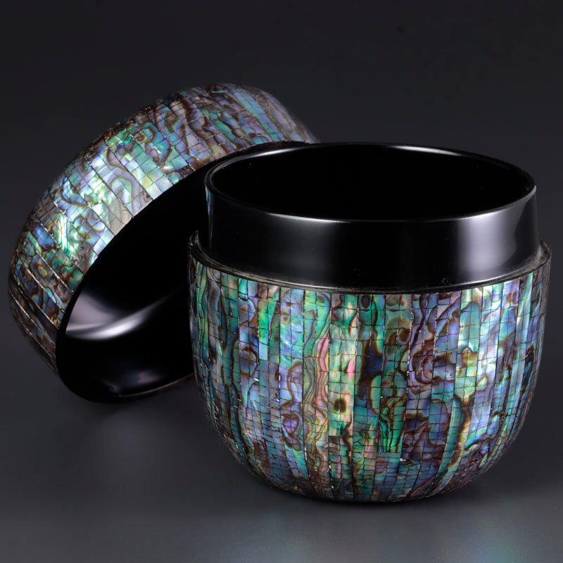 Yahoo!オークション - 【古美味】井筒鳳斎 螺鈿大棗 茶道具 保証品 L2B...