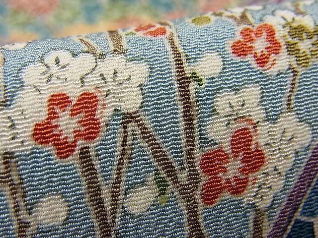 Yahoo!オークション - 平和屋着物 上質な小紋 切嵌吉祥花文 逸品 n-kn0...