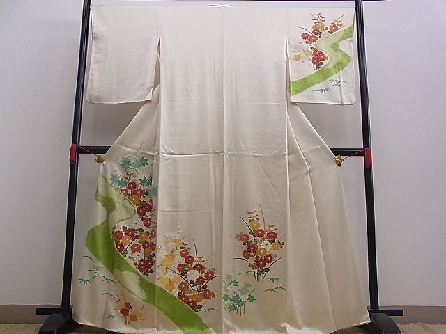 Yahoo!オークション - 平和屋着物 訪問着 絞り 菊花文 金彩 逸品 n-mz4...