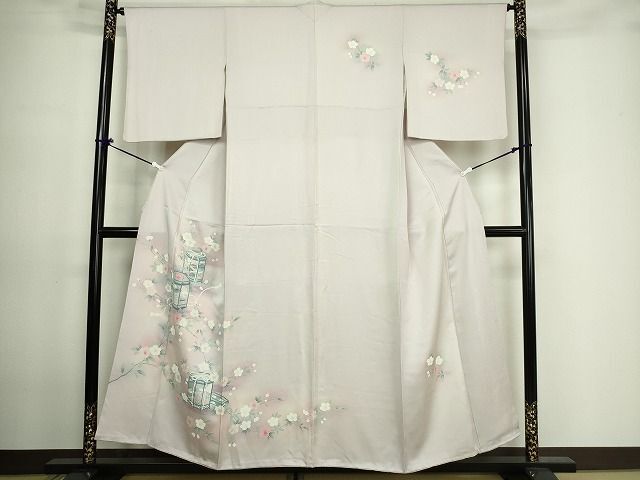 Yahoo!オークション - 平和屋着物 訪問着 貝桶花文 暈し染め 逸品 DAAG...