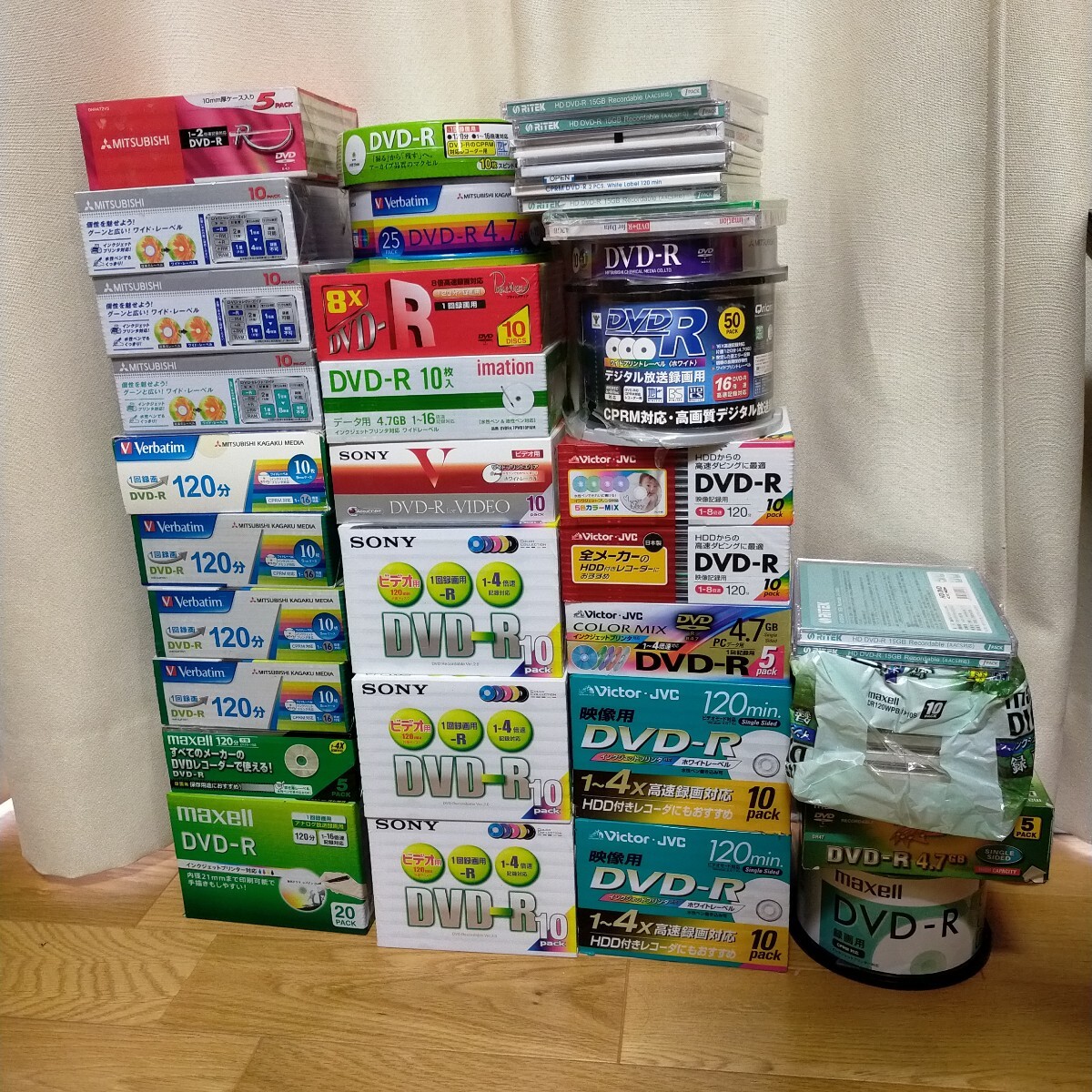 Yahoo!オークション - DVD-R SONY TDK maxell Victor imation MITSUBIS...