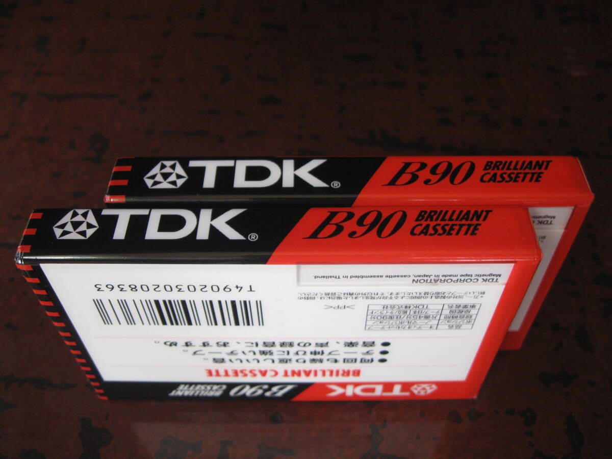 Yahoo!オークション - TDK B 90 2本 未開封品 送料180円より B-90 テー...