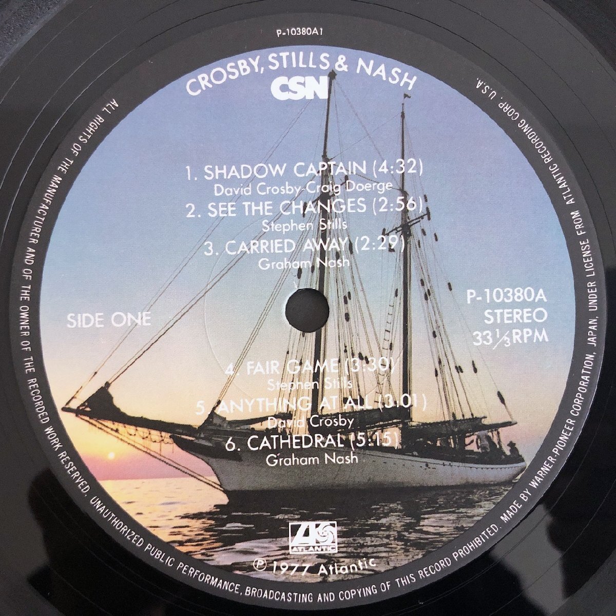 Yahoo!オークション - LP/ CROSBY STILLS & NASH / CSN / クロスビー・...