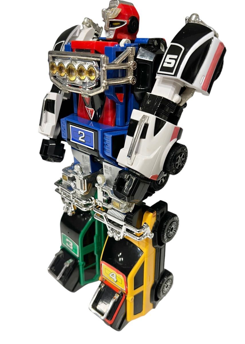 Yahoo!オークション - 激走戦隊カーレンジャー 激走合体DX RVロボ