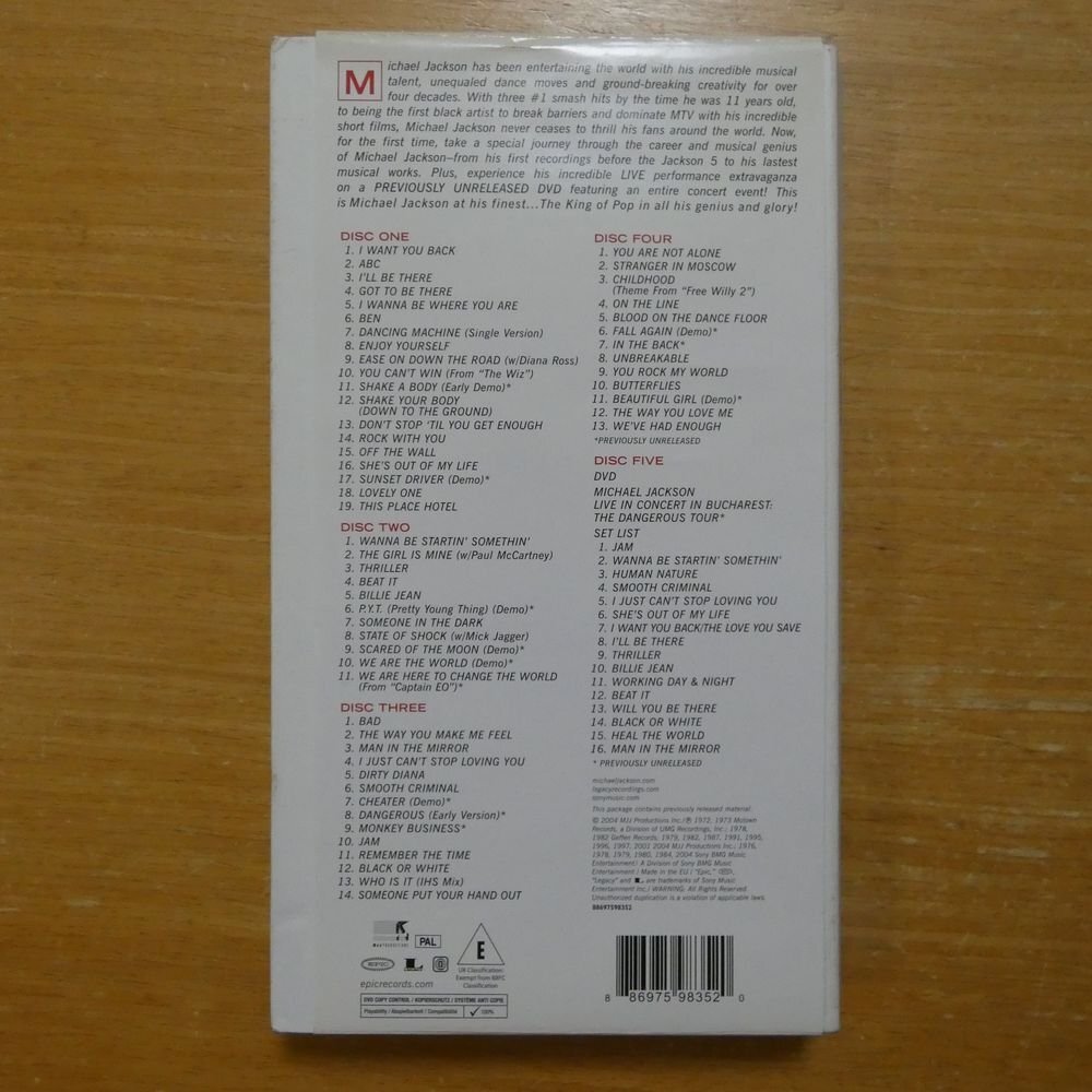 Yahoo!オークション - 41116462 【4CD+DVDBOX】マイケル・ジャクソン