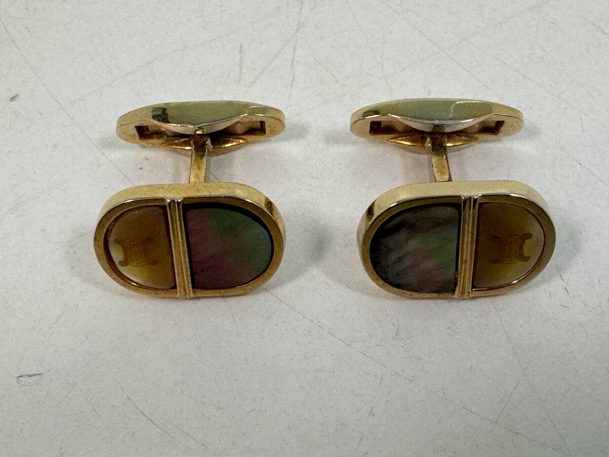W0610-57 1653 1円スタート セリーヌ CELINE カフス ゴールドカラー アクセサリー 服飾小物 ヴィンテージ(服飾小物)｜売買されたオークション情報、yahooの商品情報を ...