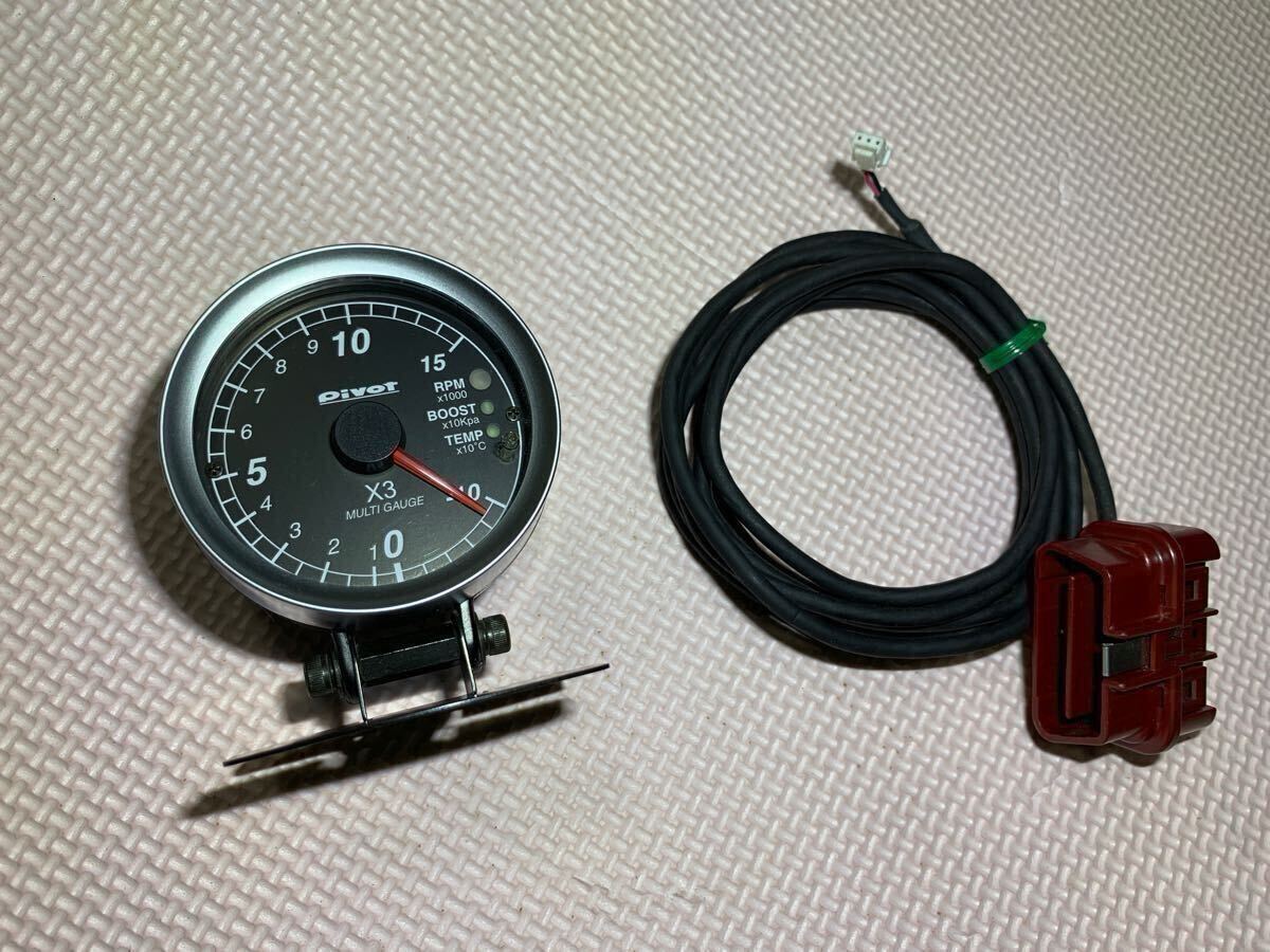 Yahoo!オークション - PIVOT X3 MULTI GAUGE φ60 ピボット マルチゲー...