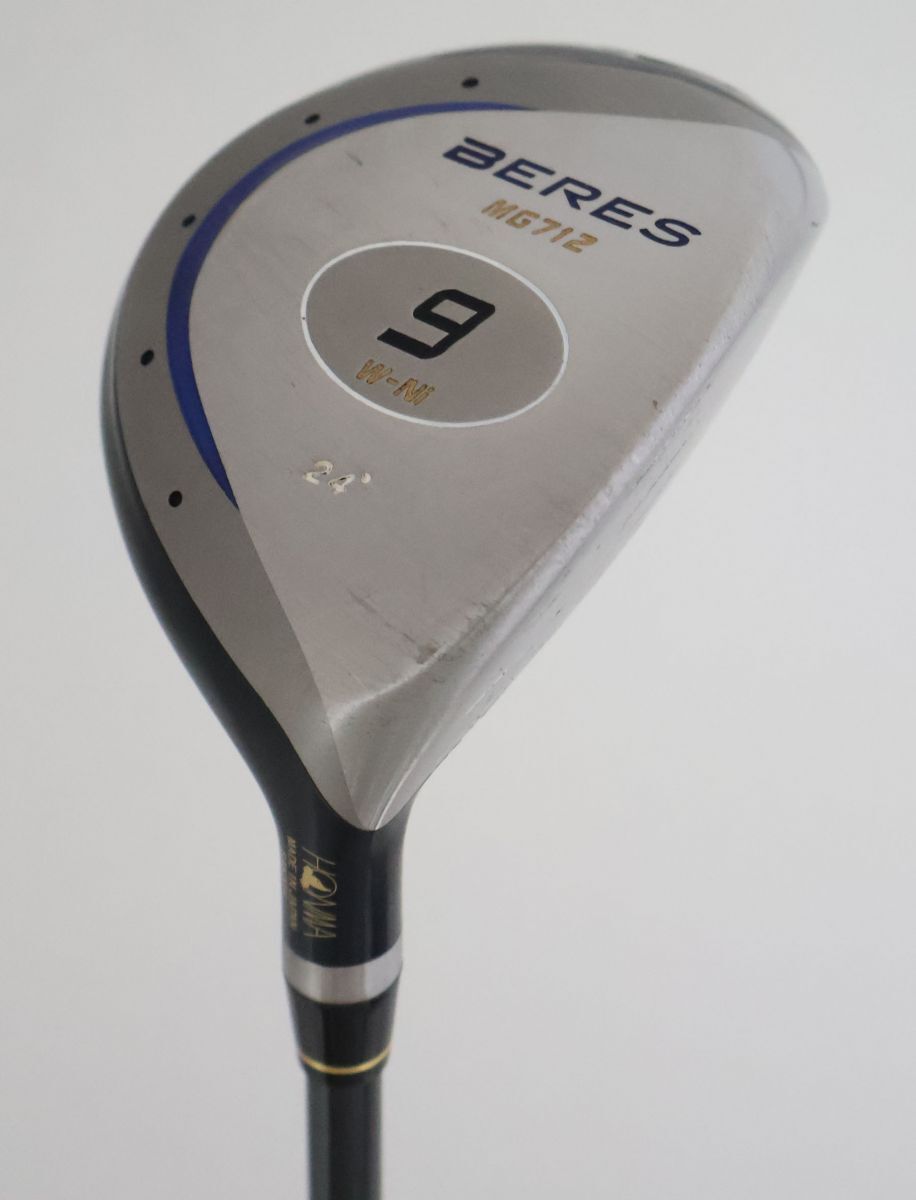 HONMA ホンマ BERES ベレス MG712フェアウェイウッド 9W 24°ARMRQ B49カーボン S 68472(ホンマ)｜売買されたオークション情報、yahooの商品情報を ...