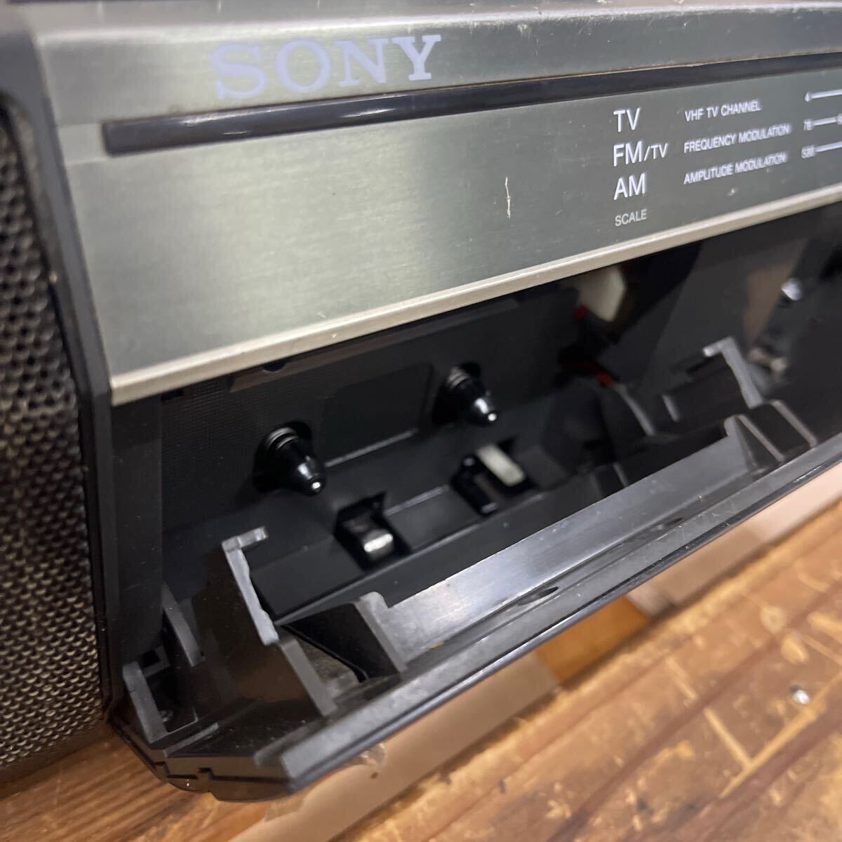 SONY ソニー TV/FM/AMステレオカセットコーダー Wラジカセ MODEL CFS-W301 ジャンク 昭和レトロ 赤(ラジカセ)｜売買されたオークション情報、yahooの商品情報を ...