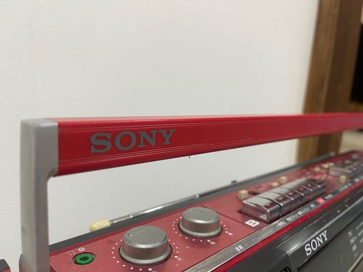 SONY ソニー TV/FM/AMステレオカセットコーダー Wラジカセ MODEL CFS-W301 ジャンク 昭和レトロ 赤(ラジカセ)｜売買されたオークション情報、yahooの商品情報を ...