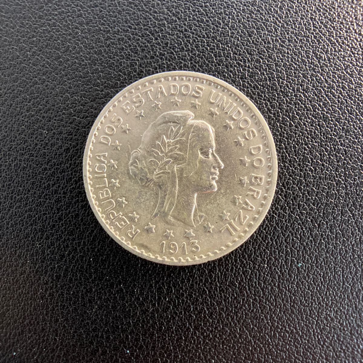 Yahoo!オークション - ブラジル 1000レイズコイン 1913年 古銭アンティ...