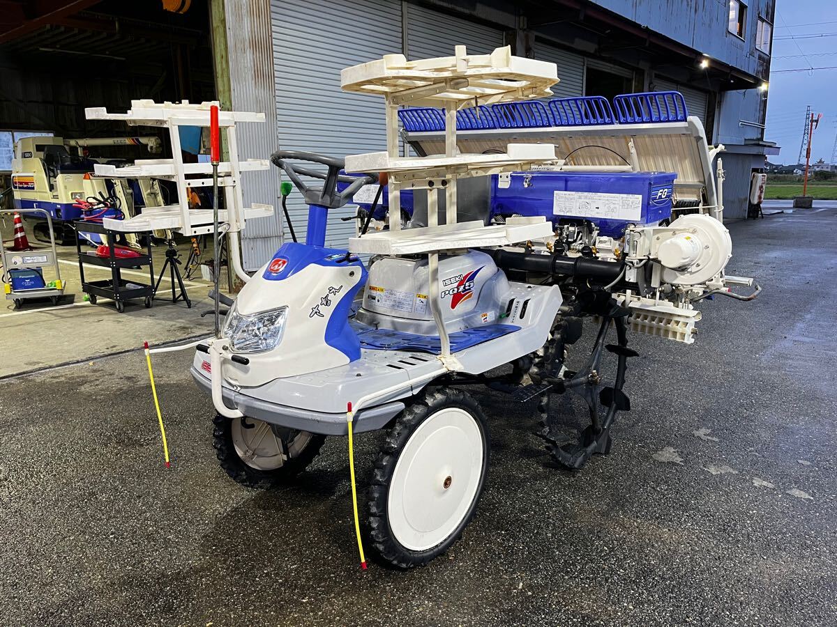 Yahoo!オークション - 【動画有り】イセキ 田植機 PQZ5 DULF 5条植 施...