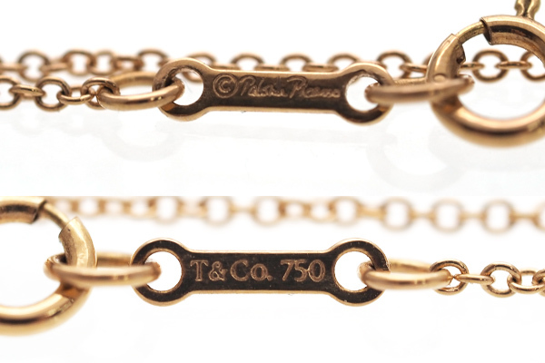 Yahoo!オークション - 超美品 Tiffany＆Co. ティファニー 750PG ルーチ...