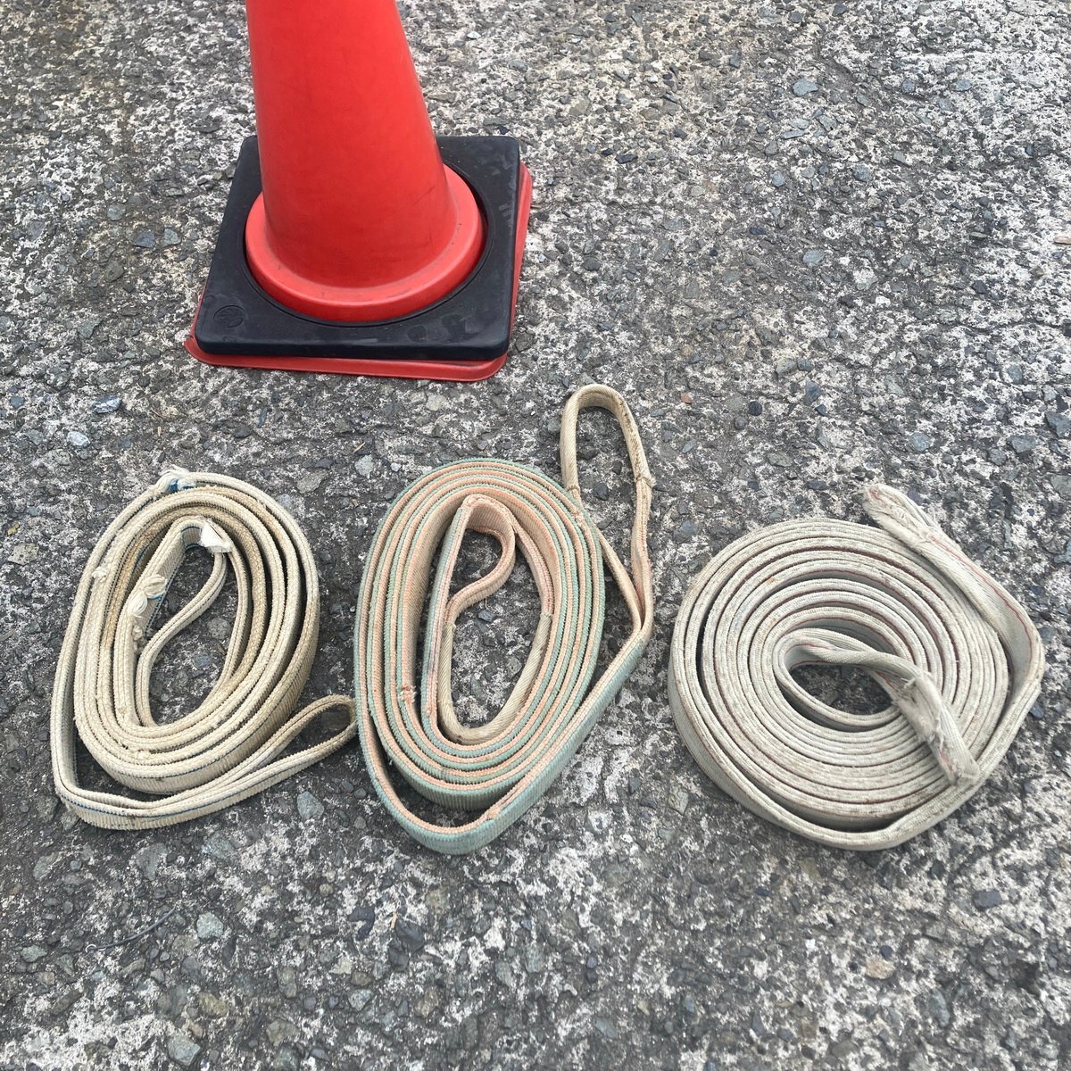 Yahoo!オークション - 倉友a782 TORAY 東レ他 ベルトスリング 全長4m×...