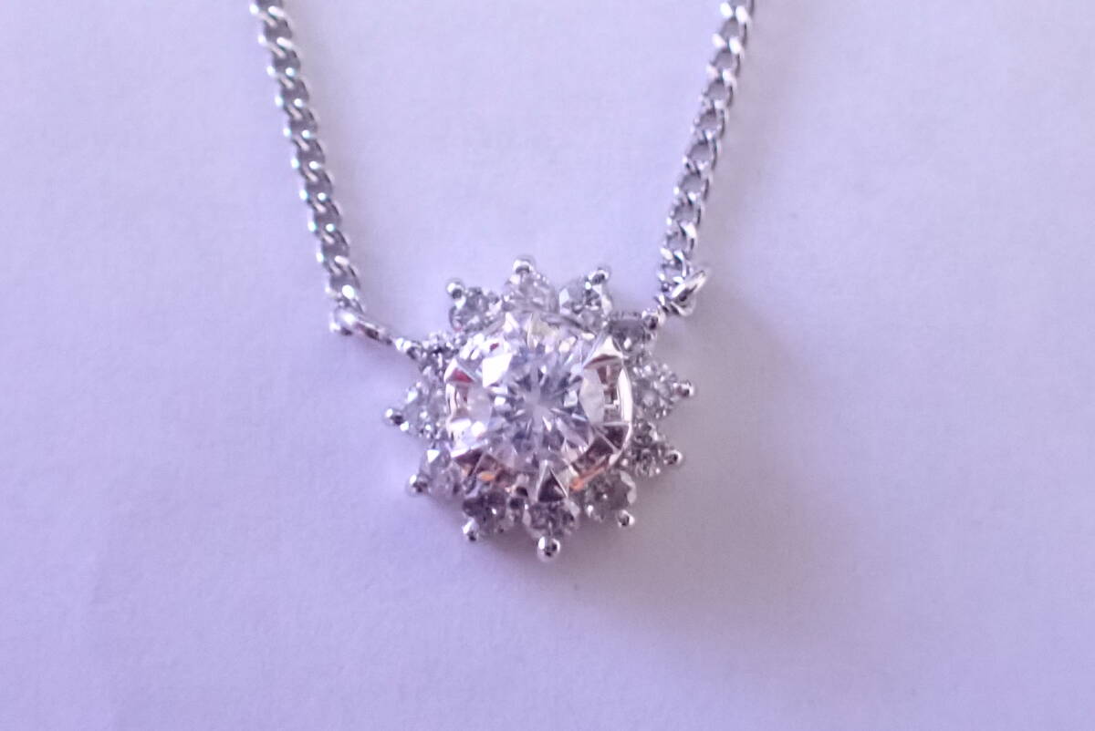 Yahoo!オークション - ダイヤモンド ネックレス 0.51ct