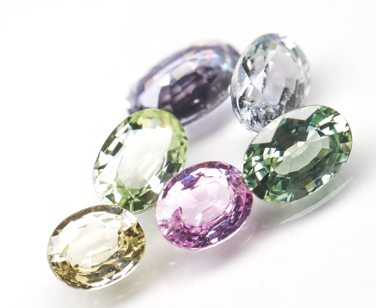 Yahoo!オークション - 【100円～】計3.84ct 天然カラーサファイア ル...