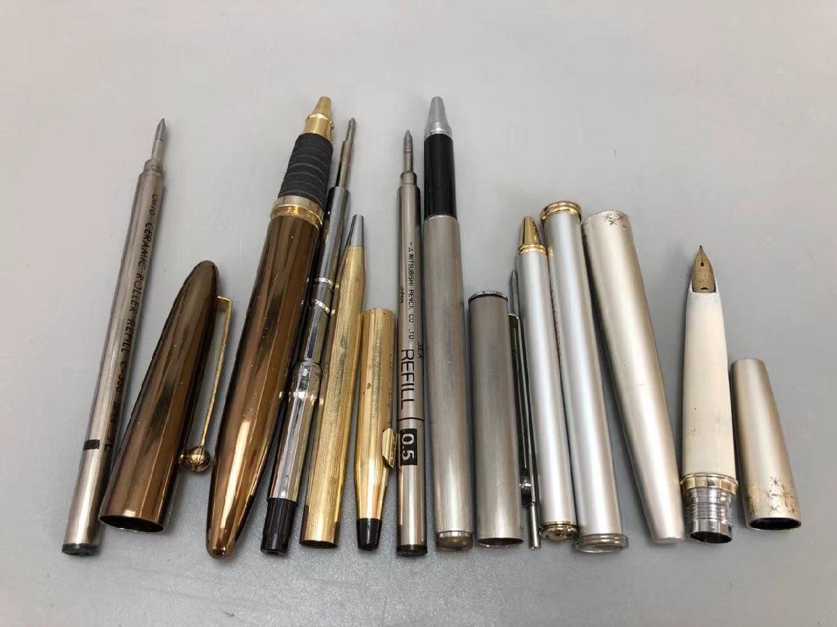 Z026 EXCEED エクシード MIKIMOTO ミキモト PILOT パイロット 万年筆 ボールペン 5点 14k 585 ペン先 文房具 筆記用具 サインペン 傷有り(パイロット ...