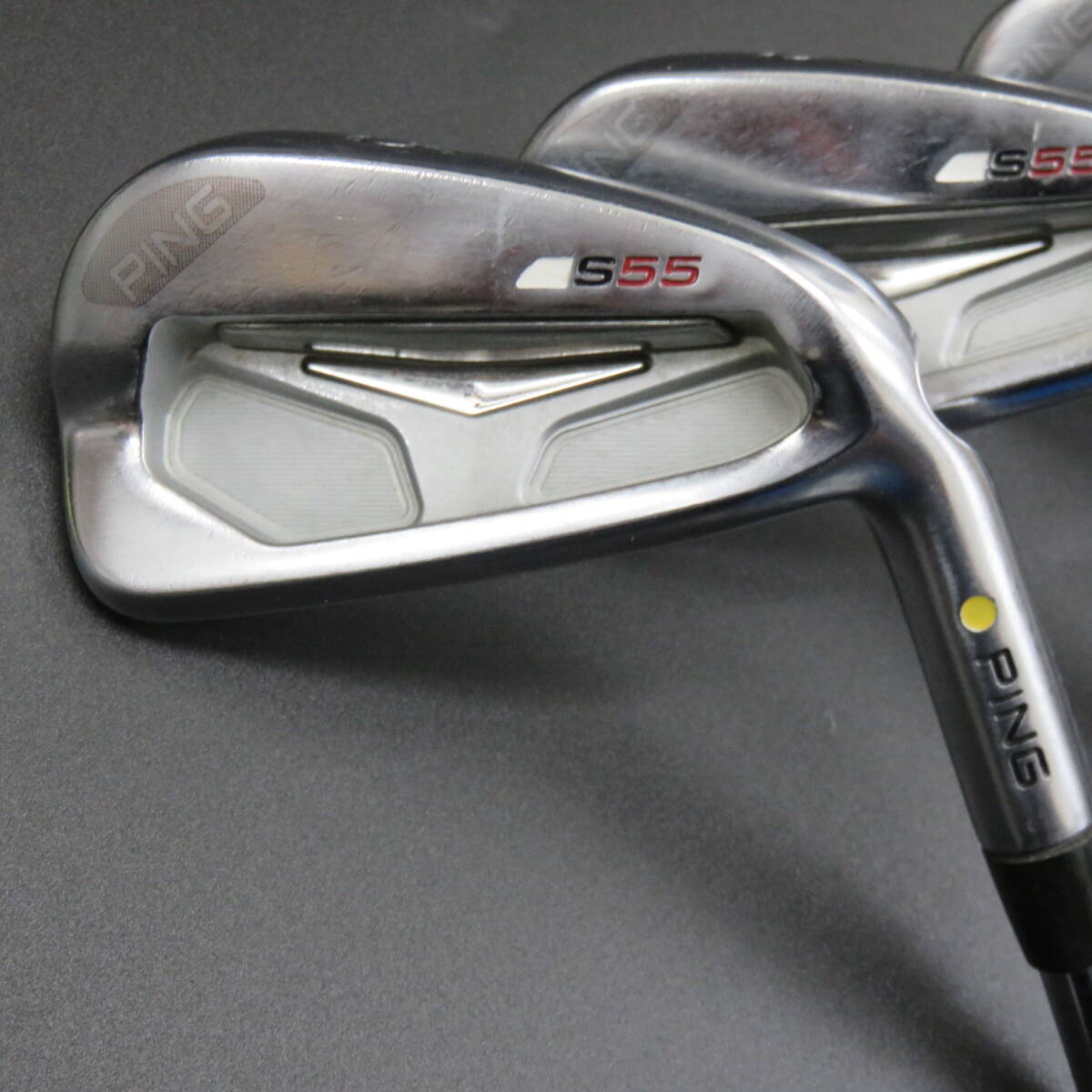 Yahoo!オークション - PING ピン S55 アイアン #5-#9 W 6本セット フレ...