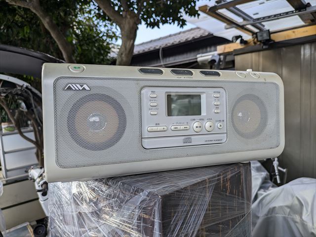 Yahoo!オークション - CD RADIO CASSETTE RECORDER CSD-W330 アイワ 現...