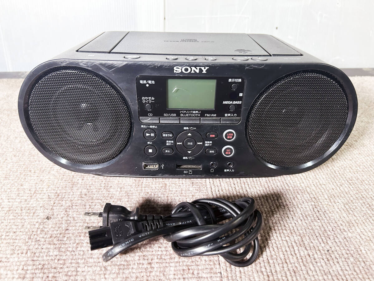 Yahoo!オークション - 中古 SONY ソニー CDラジオ ZS-RS81BT Bluetoot...