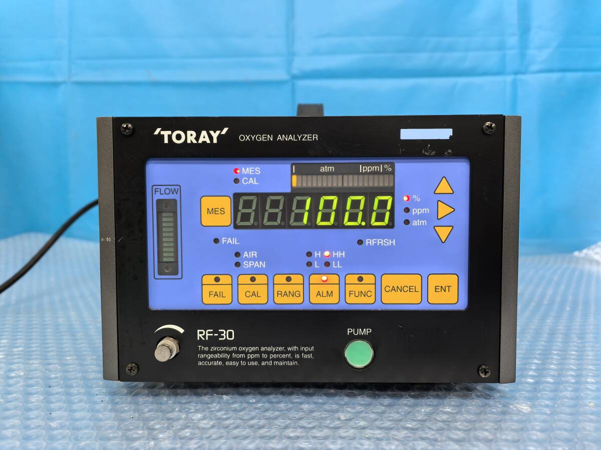 Yahoo!オークション - [YH1424] TORAY RF-30 OXYGEN ANALYZER 現状渡し