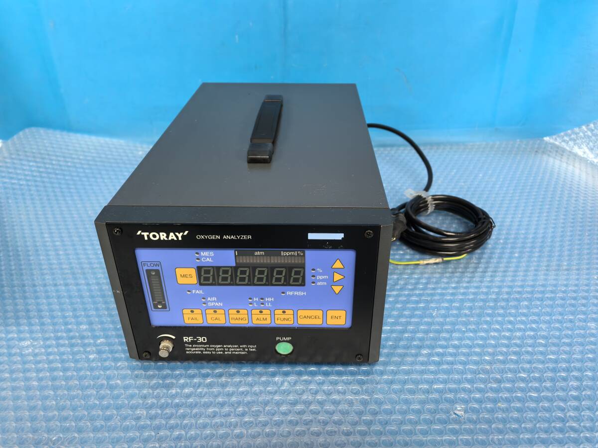 Yahoo!オークション - [YH1424] TORAY RF-30 OXYGEN ANALYZER 現状渡し