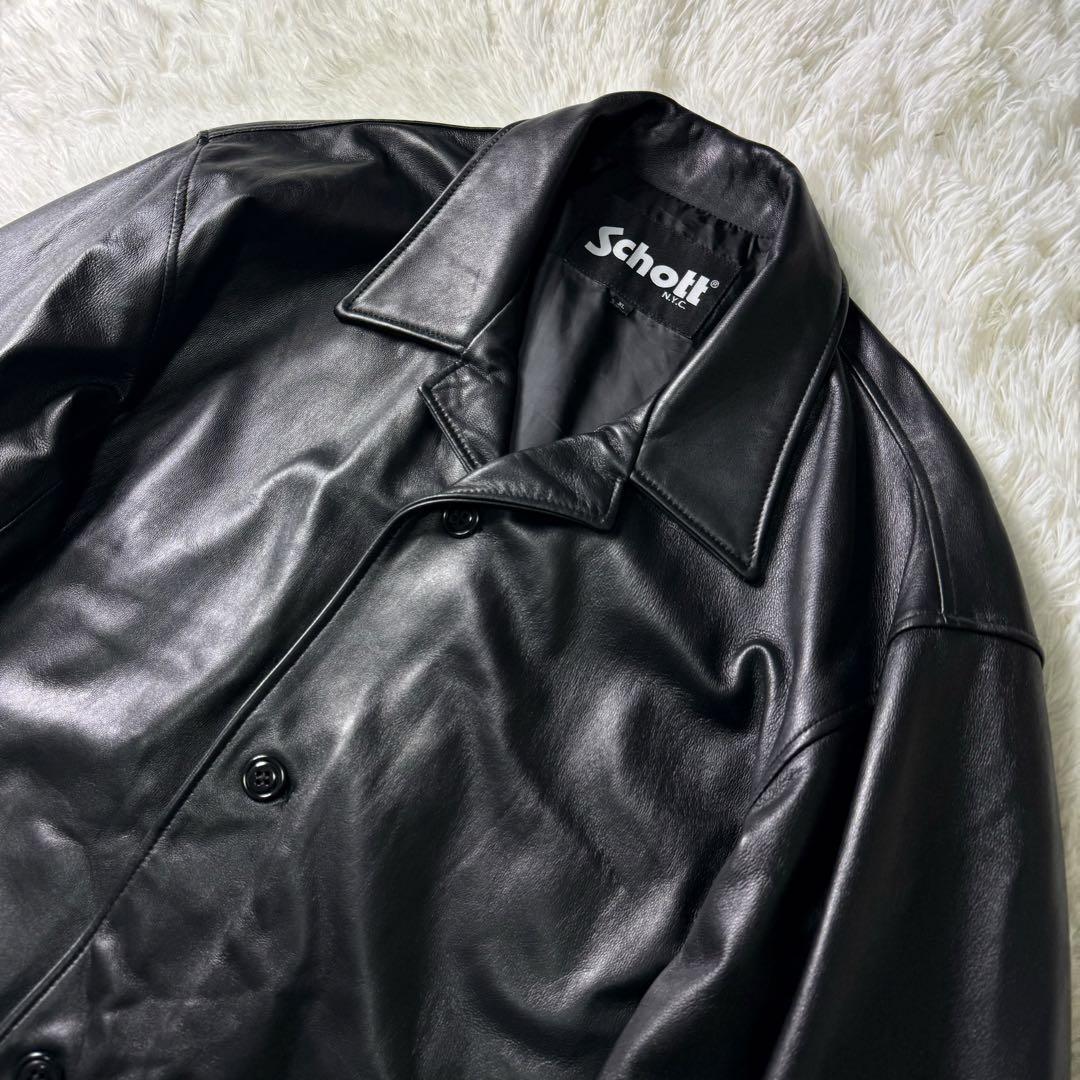Yahoo!オークション - 極美品/XL schott カバーオール Yahoo!オークション - 極美品/XL schott カバーオール