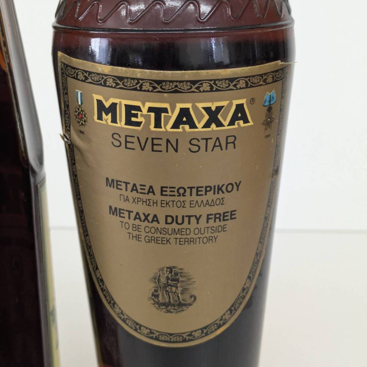 Yahoo!オークション - ブランデー METAXA メタクサ 古酒 1000ml 38%/セ...