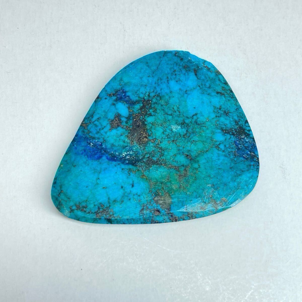 Yahoo!オークション - 天然トルコ石 49.5ct o 約43.0×37.1mm ルース ...