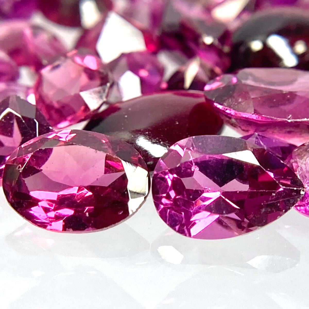 Yahoo!オークション - 天然ガーネットおまとめ49.5ct o ルース 裸石 ...