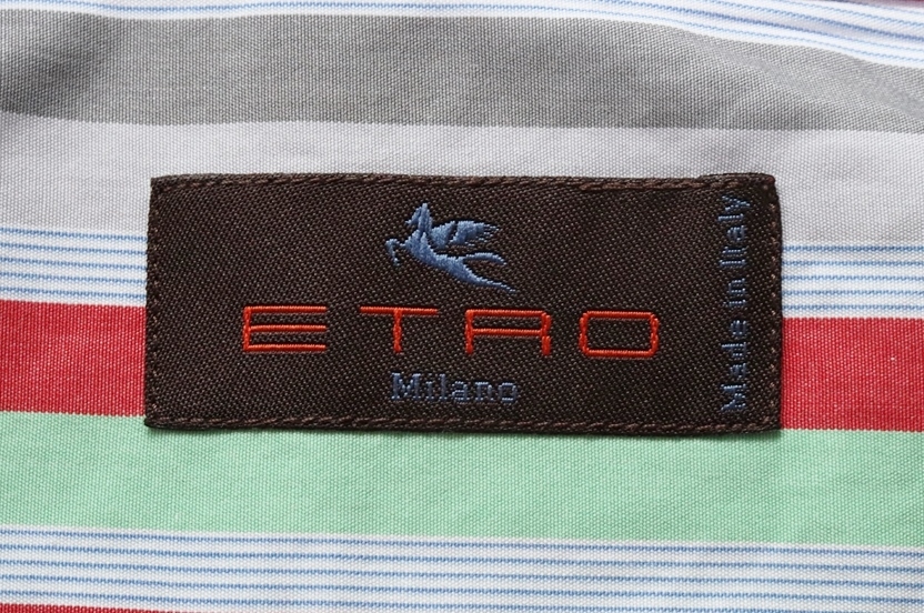Yahoo!オークション - ETRO エトロ メンズ BD 長袖コットン シャツ 41 ...