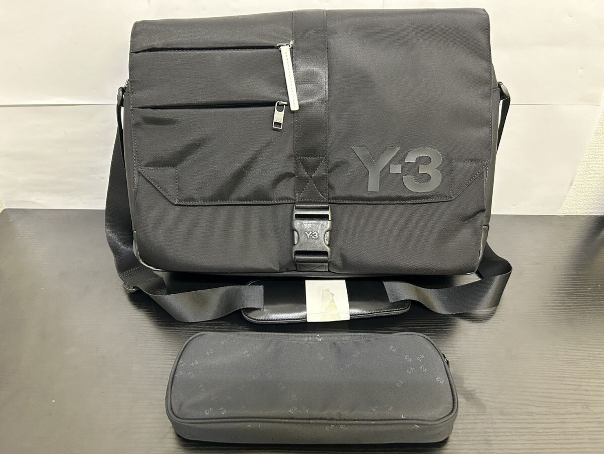 Yahoo!オークション - R229-I56-1396 Y-3 ワイスリー ショルダーバック...
