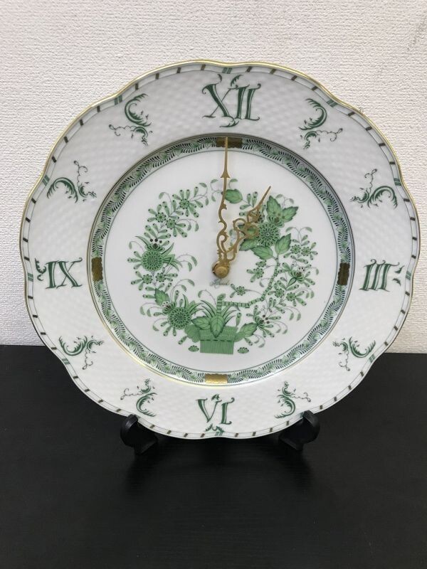 L003-I57-2267 ヘレンド HEREND 壁掛け時計 ウォールクロック カラー/グリーン(一般)｜売買されたオークション情報、yahooの商品情報をアーカイブ公開 - オークファン ...